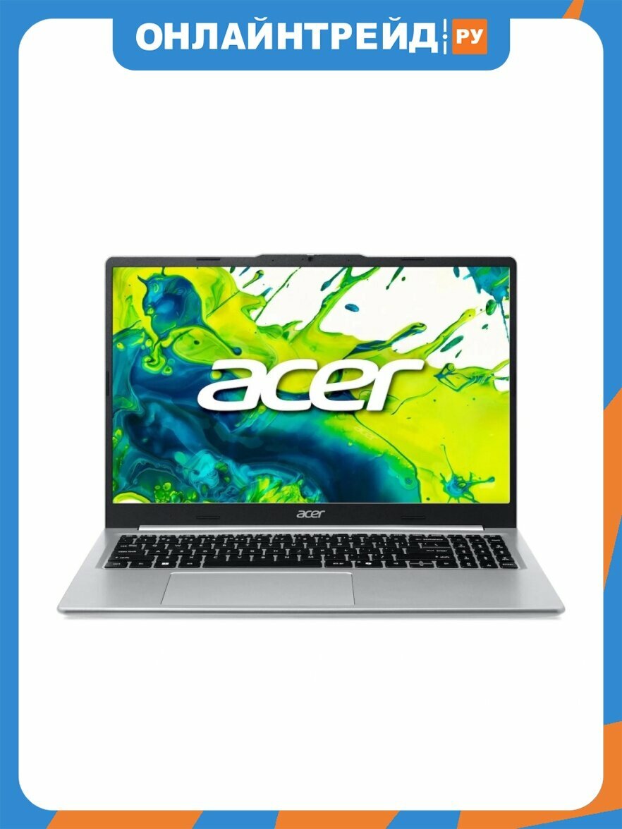 Ноутбук Acer Aspire AL15-46P-R0W8 15.6", IPS, AMD Ryzen 3 5400U 2.6ГГц, 4-ядерный, 8Гб DDR4, 512Гб SSD, AMD Radeon Graphics, без ОС, серебристый (NX. JXVCD.002)