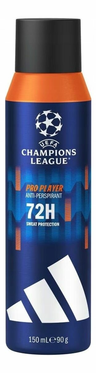 Дезодорант Adidas UEFA Champions League Pro Player 72H DSR для мужчин 150 мл