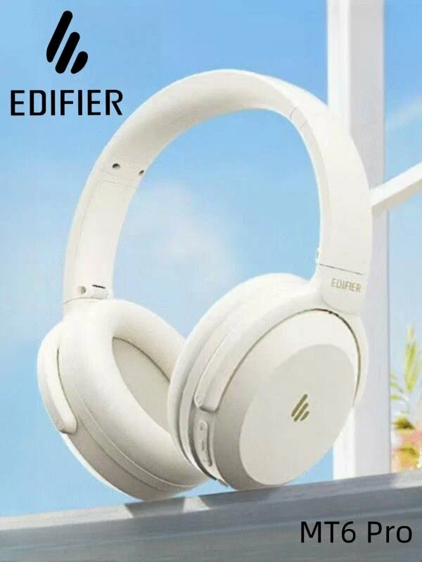 Профессиональная беспроводная Bluetooth-гарнитура с шумоподавлением Edifier MT6 Pro, white