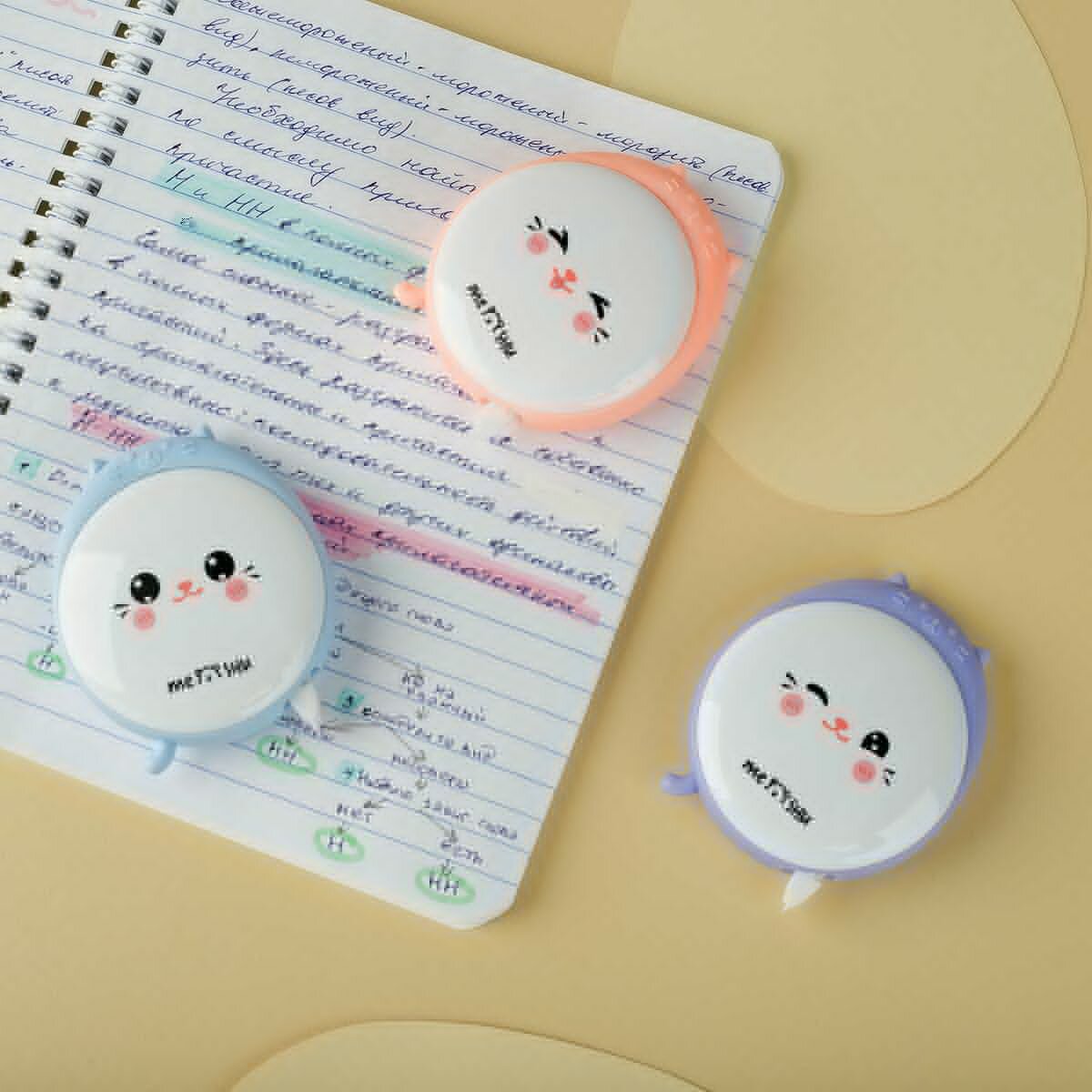 Корректирующая лента MESHU "Meow", 5мм x 6м, блистер, европодвес (MS_54215), 6шт.