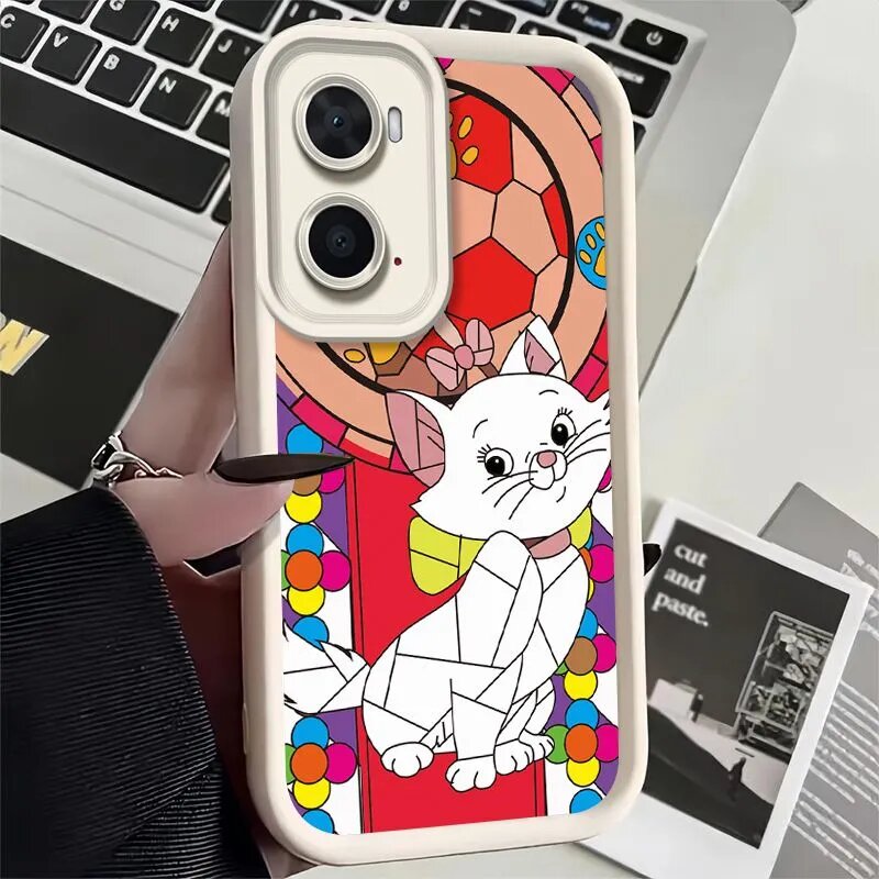 Стильный чехол для телефона Realme C33 с зеркалом удобство и защита в одном