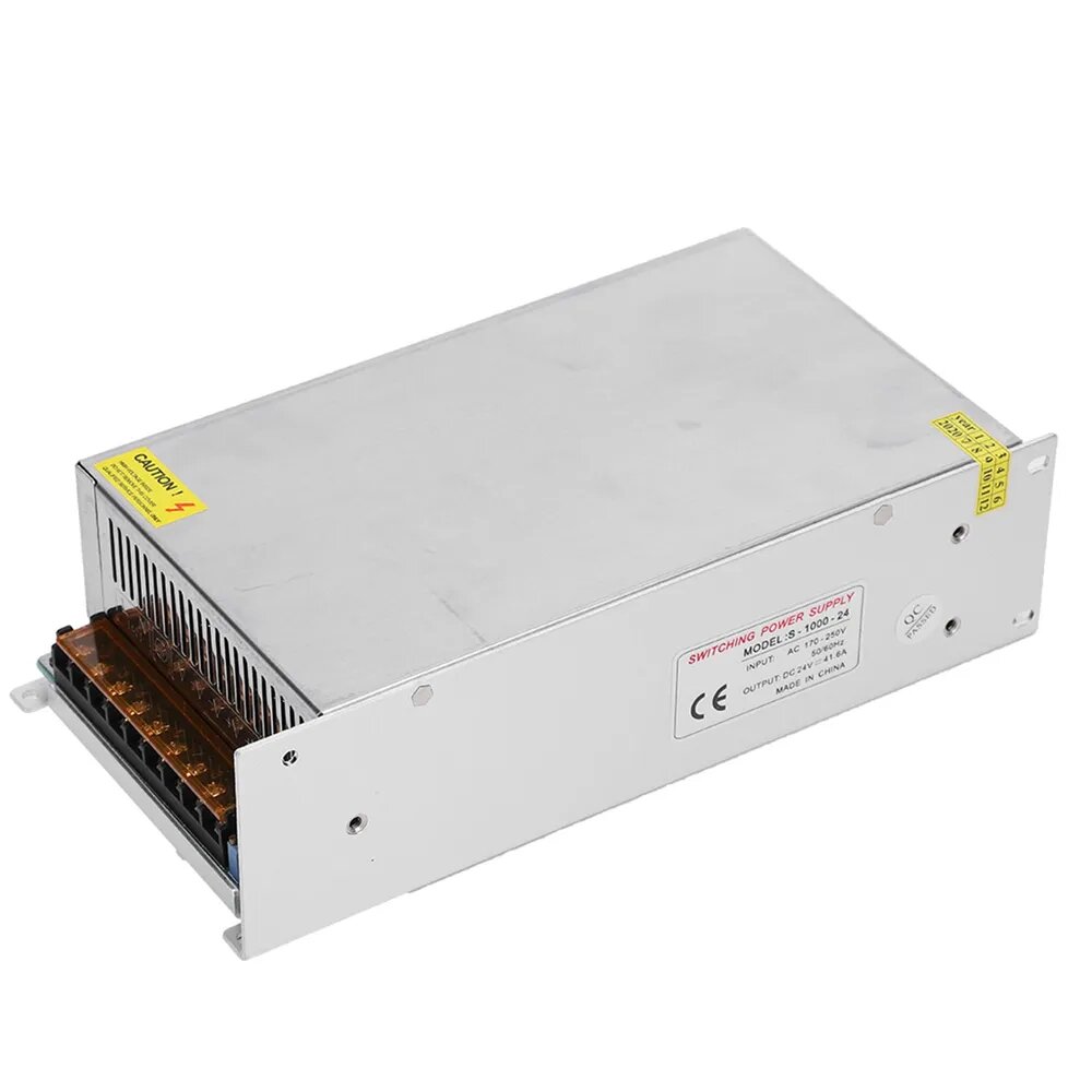 Высококачественный импульсный блок питания 24V 1000W, S-1000-24, 41.6A, для светодиодных лент, промышленного оборудования