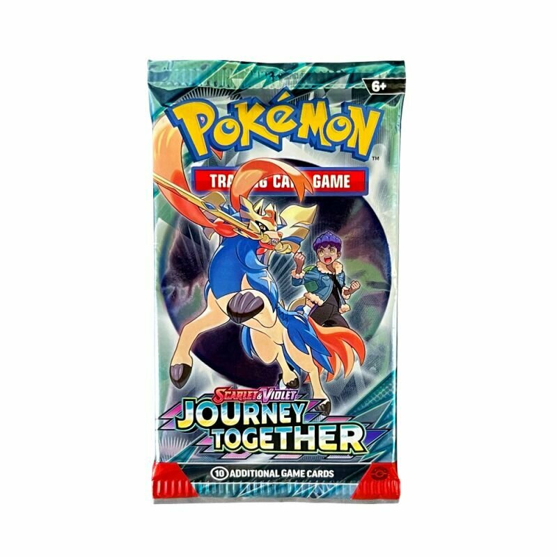 Карты Pokémon Pokemon Scarlet Violet: Journey Together Booster Pack TCG (10 Cards) (ENG) Бустер набор Покемон