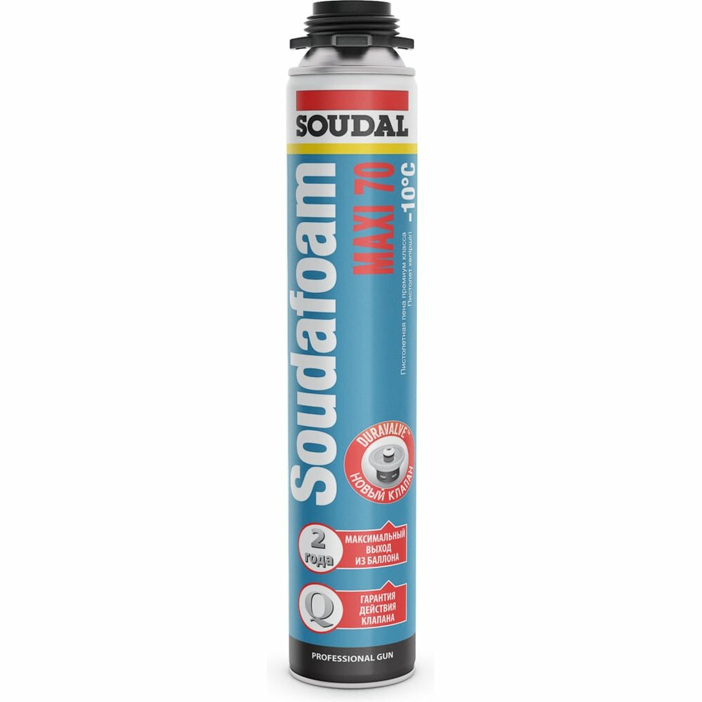 Зимняя пистолетная пена SOUDAL Соудафоам Макси 70 118316