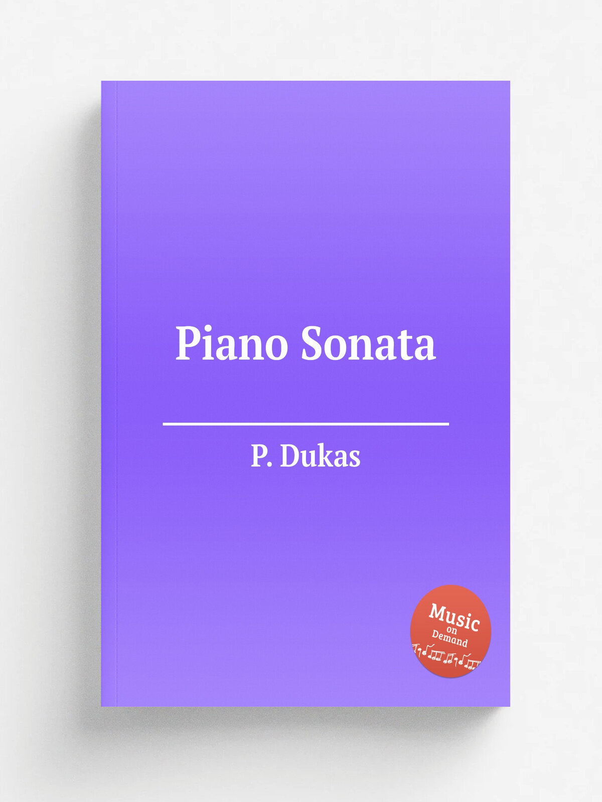 Piano Sonata | P. Dukas | 1900 | Репринт
