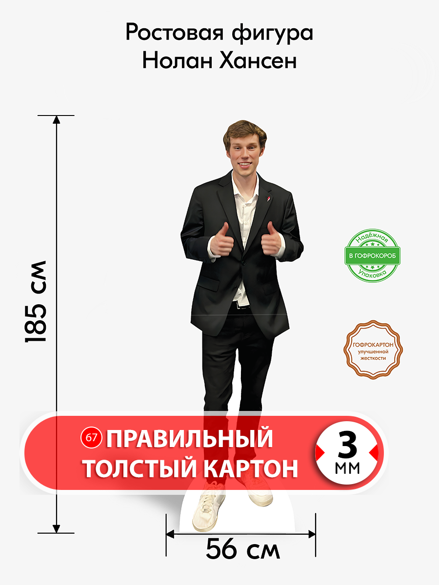 Аксессуар для фотосессий, самое это, Нолан Хансен ростовая фигура