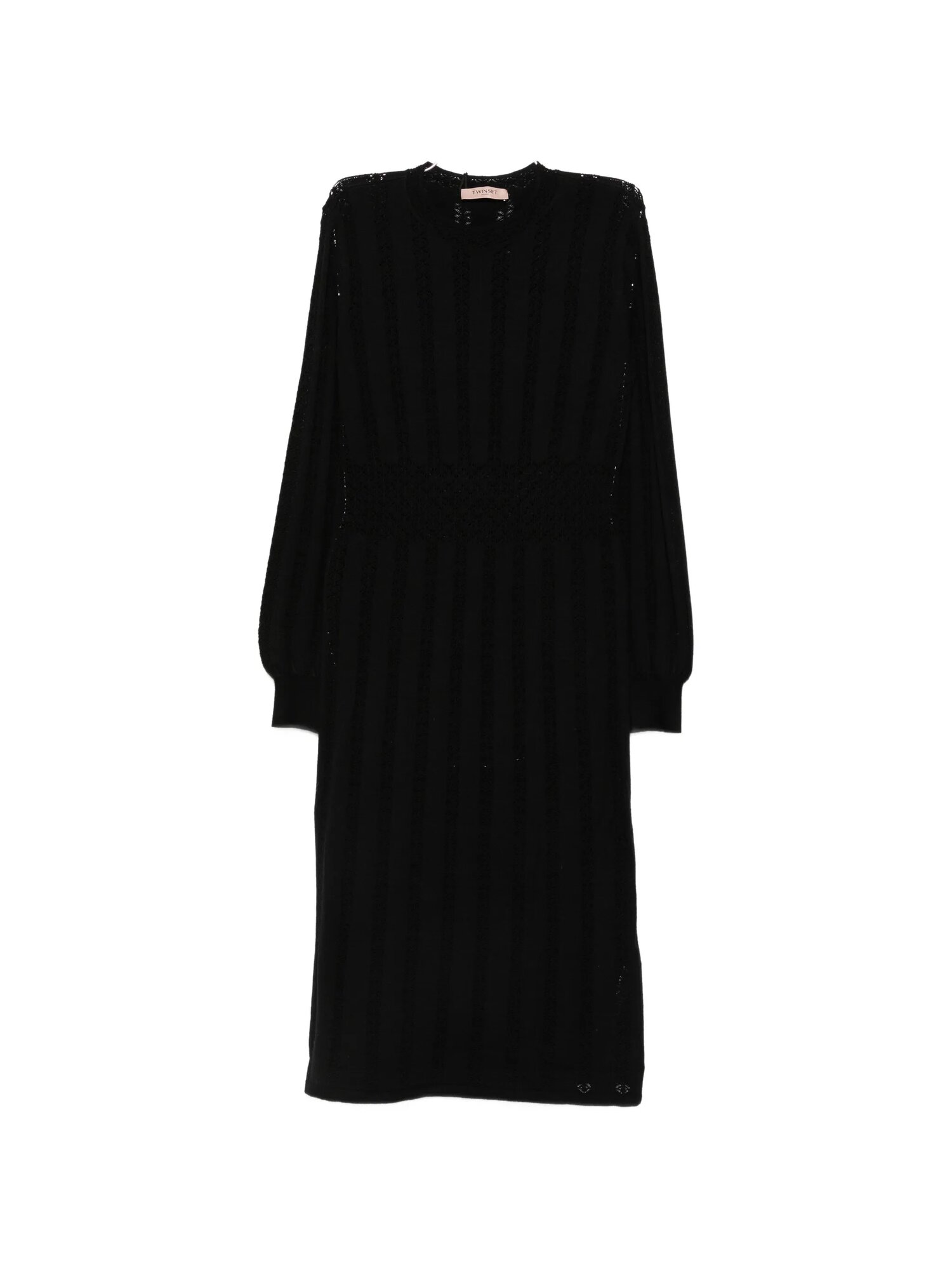 Платье Pointelle-knit long-sleeve dress