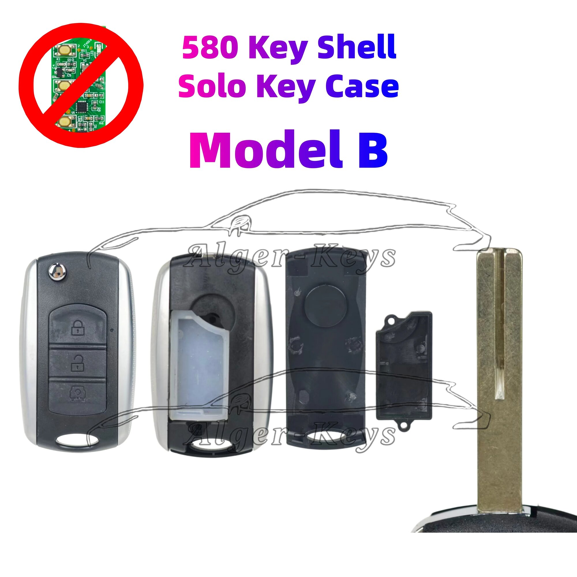 Key Shell Alger-keys Model B, Key Shell Type B