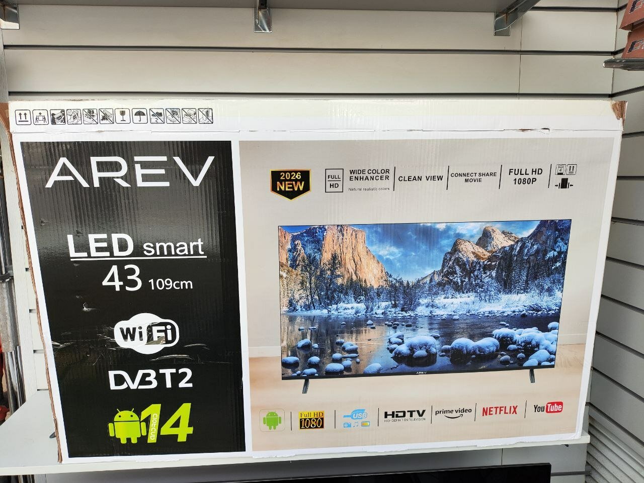 Телевизор Arev 43” Smart TV Android 14 — фото 1