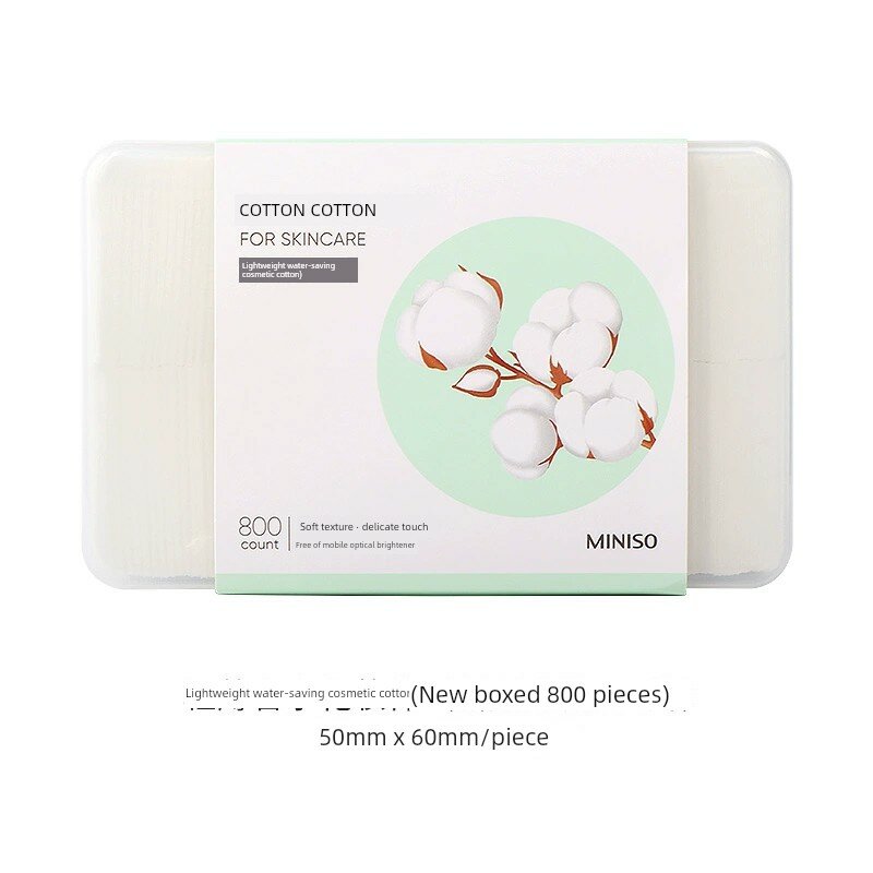 Miniso известный бренд, приятный для кожи хлопок для макияжа, хлопковый женский засіб для снятия макияжа, хлопковый