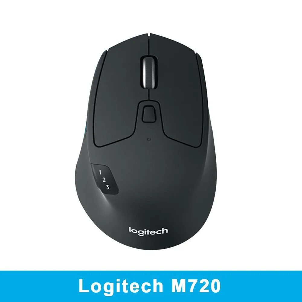 Logitech Игровая мышь беспроводная Logitech M720, черный