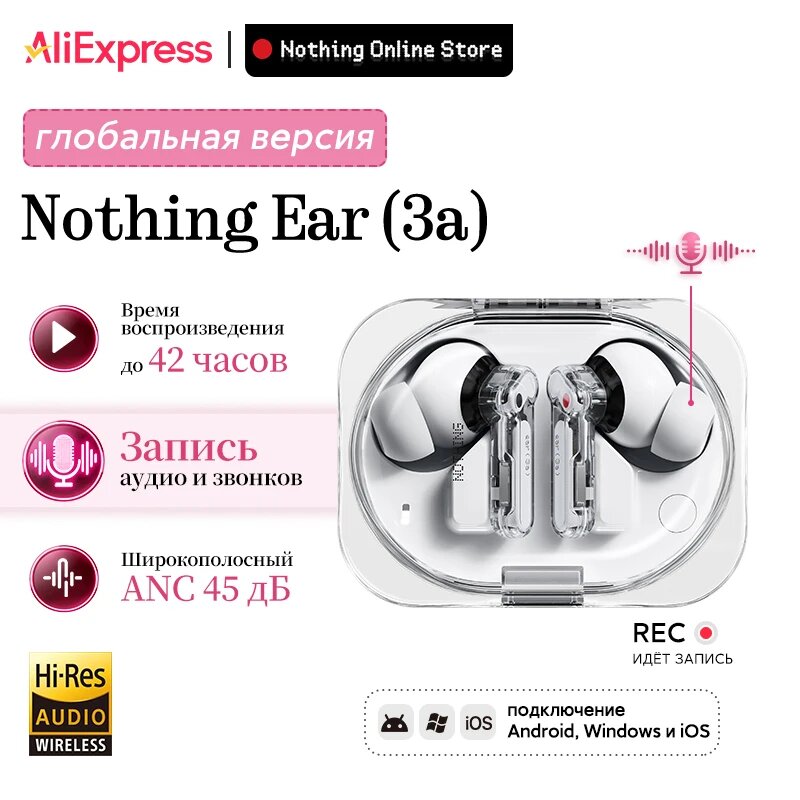 Наушники Nothing Ear (3a) White