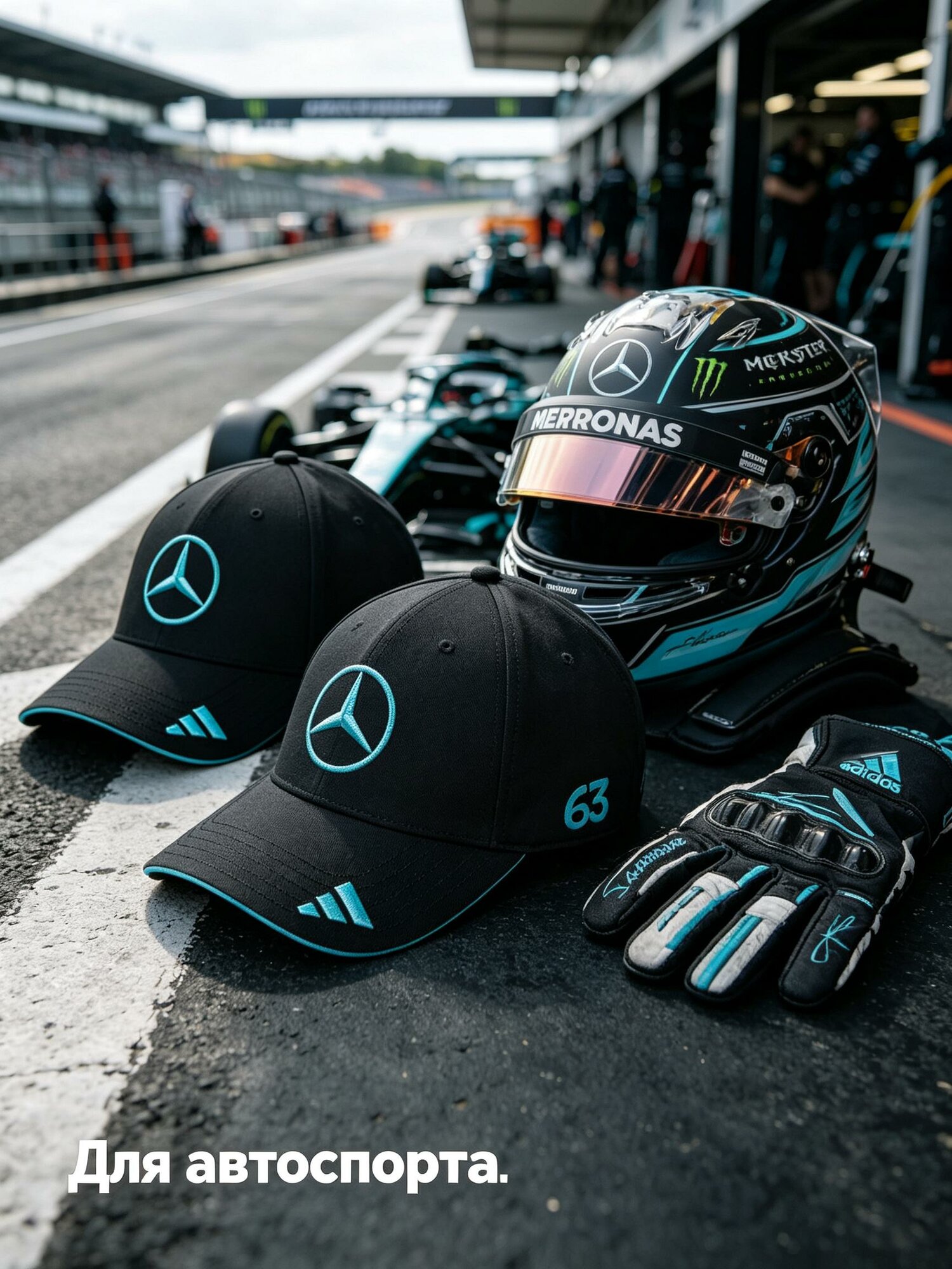 Бейсболка Mercedes-Benz 2026 для взрослых и детей