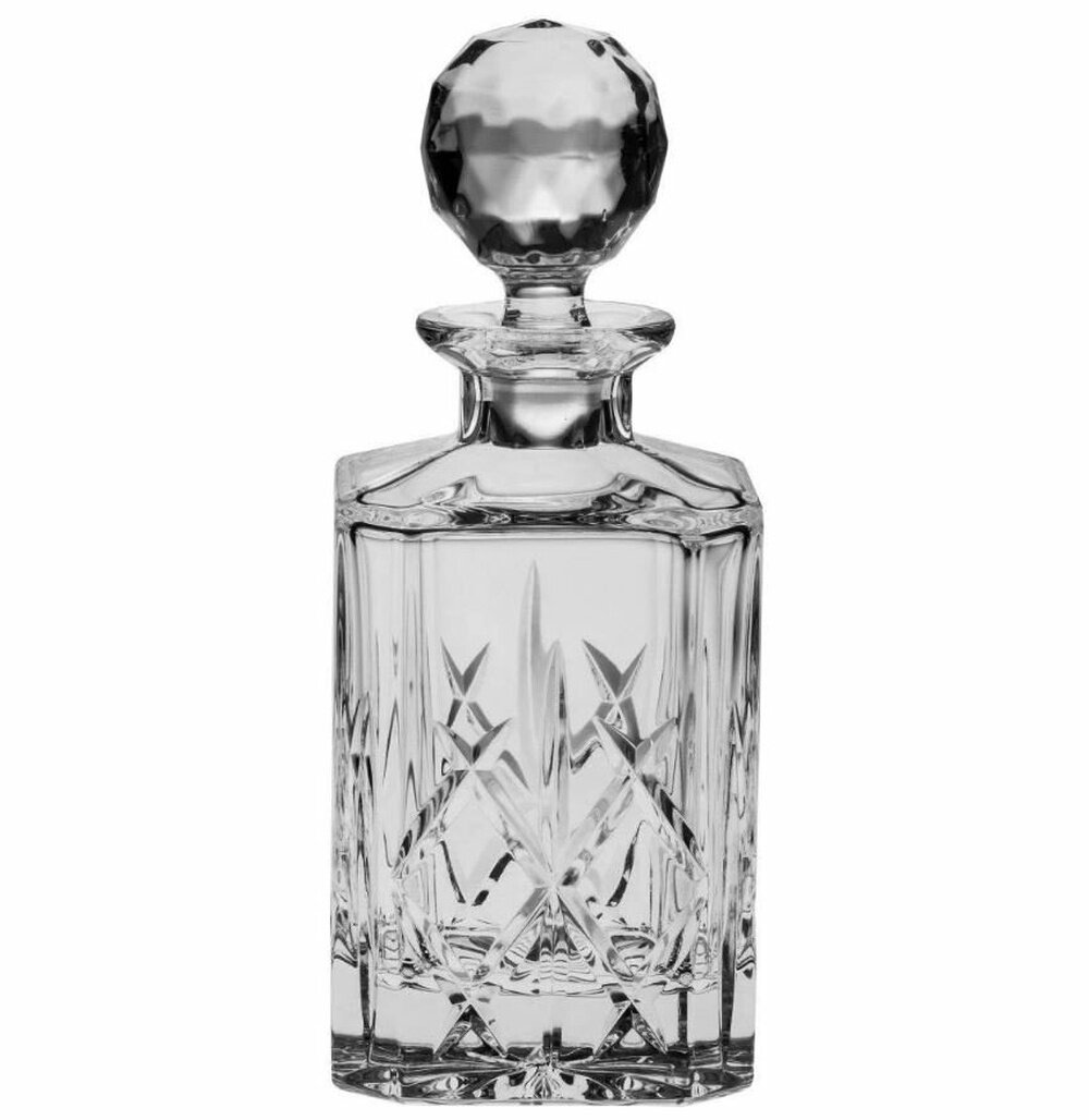 Набор для виски хрустальный 7 предметов (штоф + 6 стаканов 320 мл.) "York" Crystal Bohemia