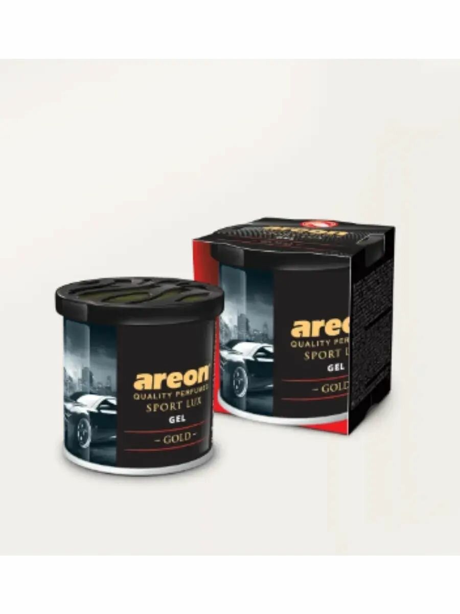 Автомобильный ароматизатор "Areon" Gel Can Sport Gold, на торпедо премиум-класс