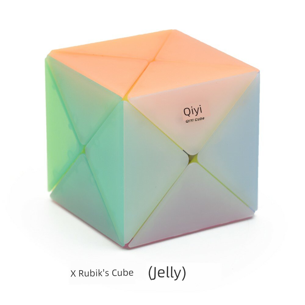 Кубик Рубика формы-модифицированный с желе-цветом Qiyi - 3x3x3 для тренировки мозга