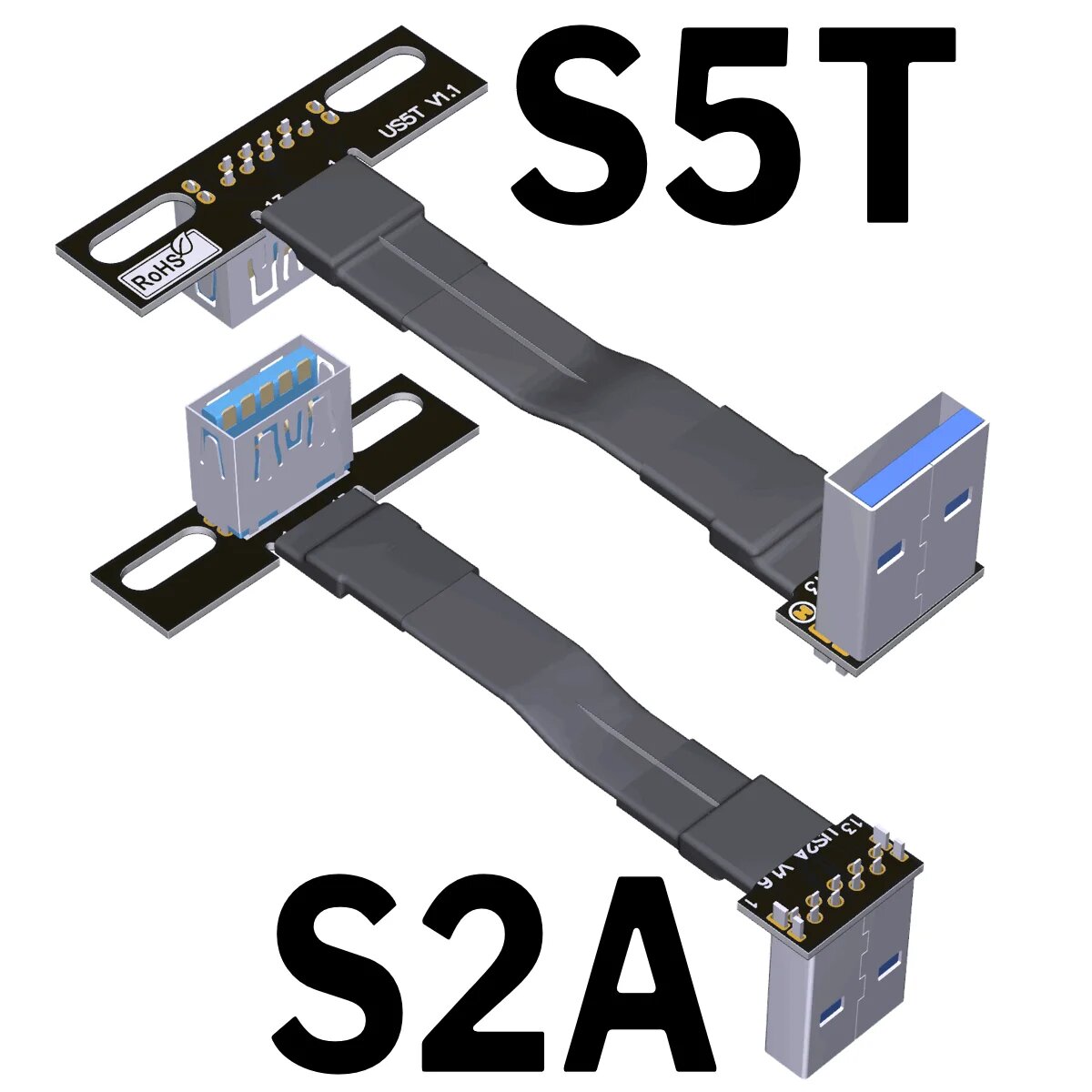 ADTLink USB 3.0 кабель S2A-S5T, 10cm