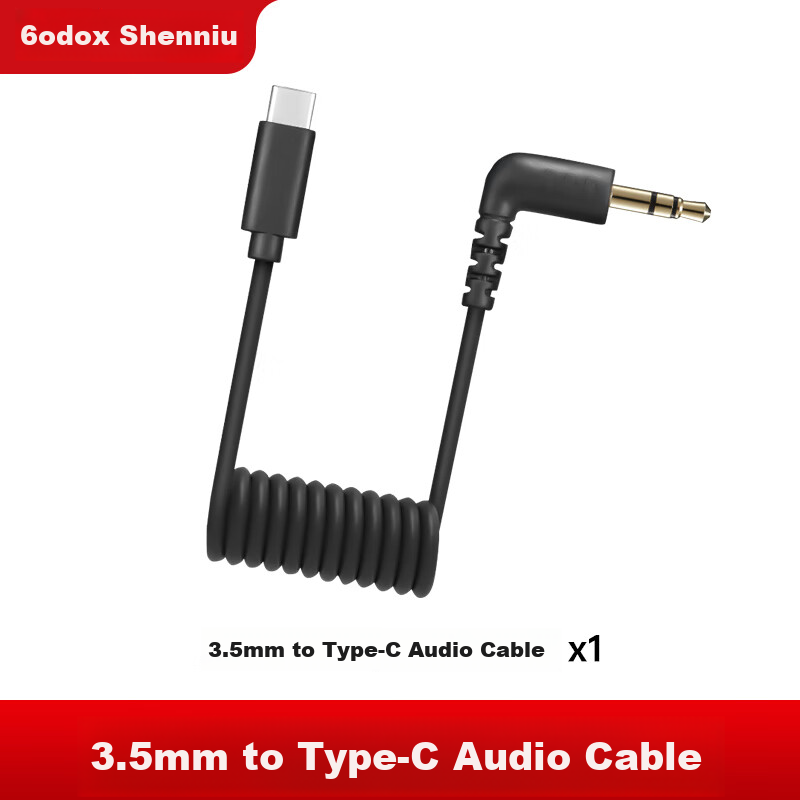 Godox Аудиоадаптер для Android 3.5 мм к Type-C Цвет：Кабель 3.5 мм к Type-C для Android