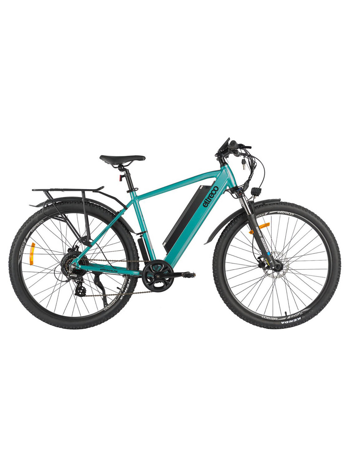 Электровелосипед Eltreco Ultra MAX GT зеленый, для мужчин ,500