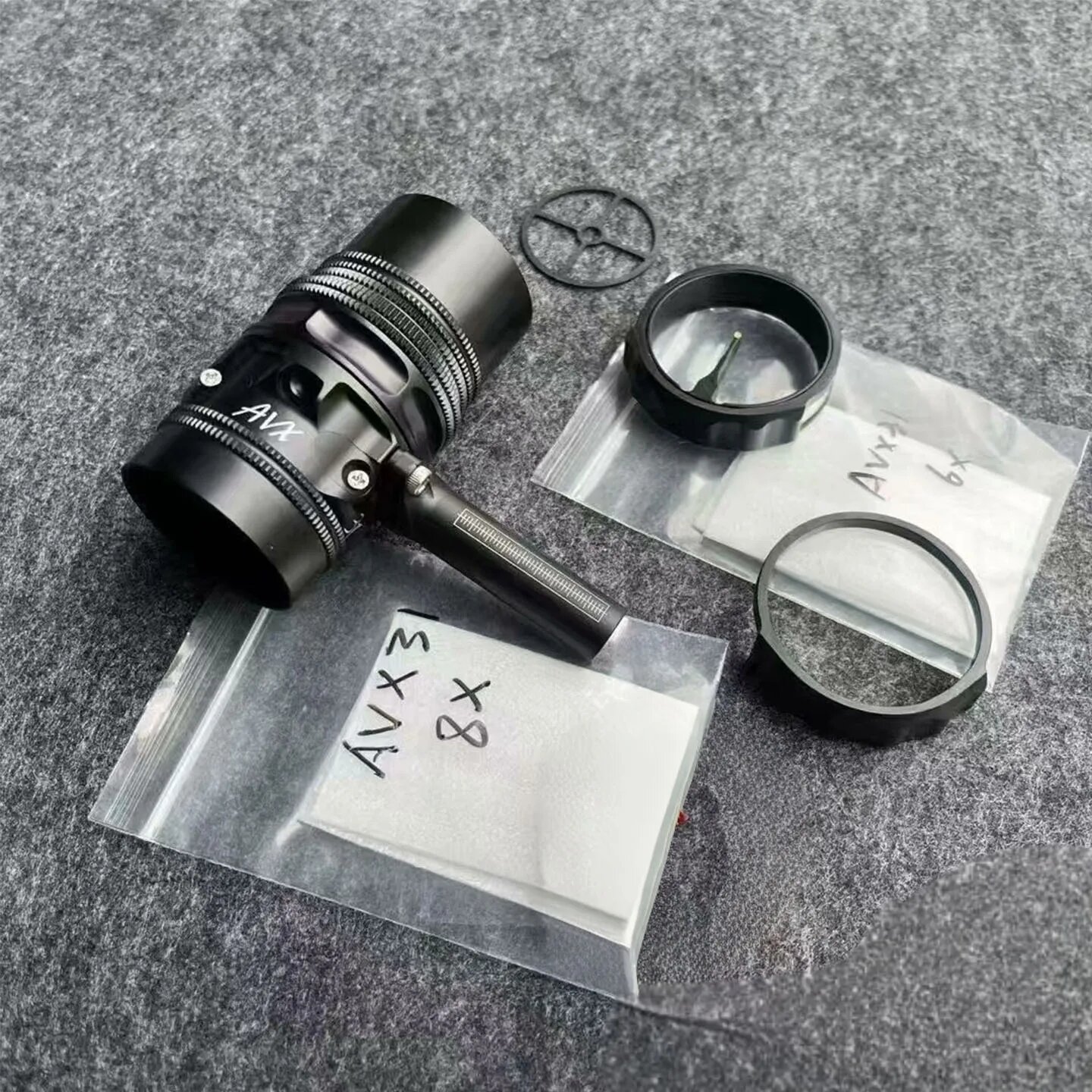 Прицел для лука 9 дюймов Carbon Fiber 1pcs avx 31 black