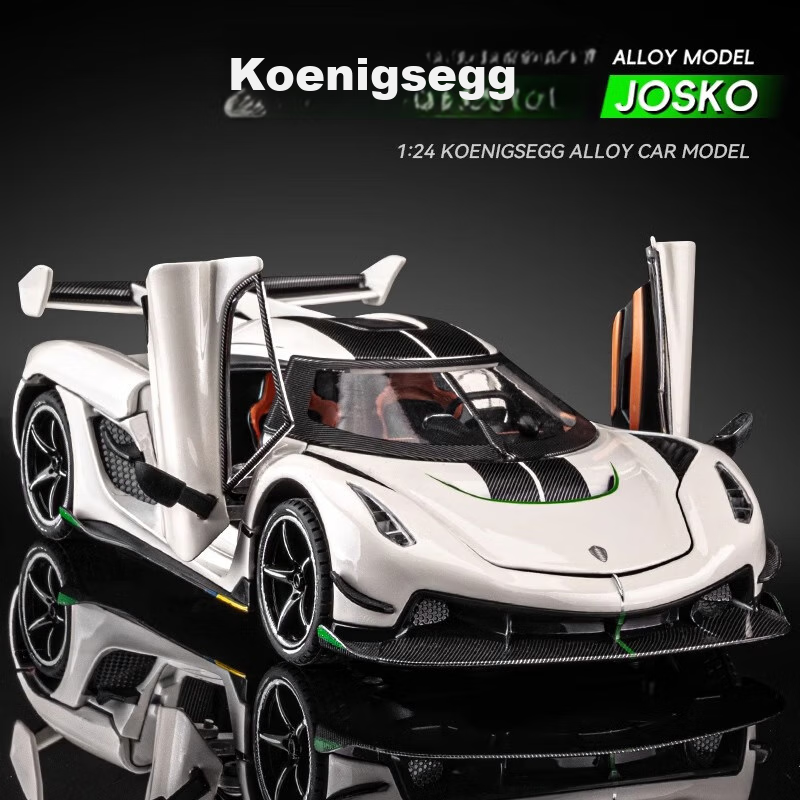 Модель спортивного автомобиля Chiyu Kenner Jesko из сплава для детей 7-10 лет Цвет：Koenigsegg Jesko