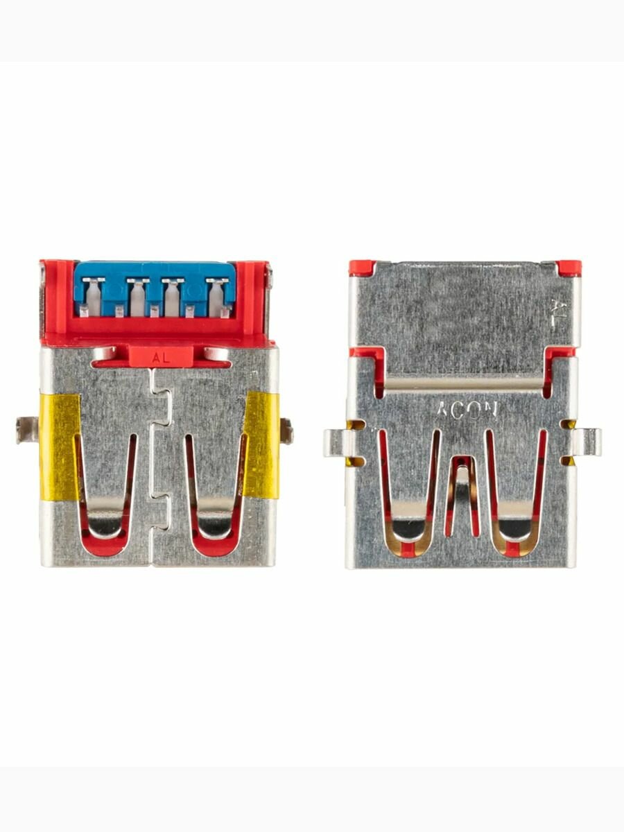 Разъем USB 3.0 красный для ноутбука Lenovo E49L / K29 / K49 / K49A и др.