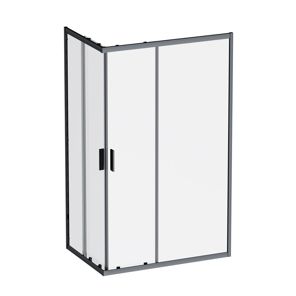 Душевой уголок AM.PM Gem 1950x1200x800 черный матовый W90G-403-120280-BT