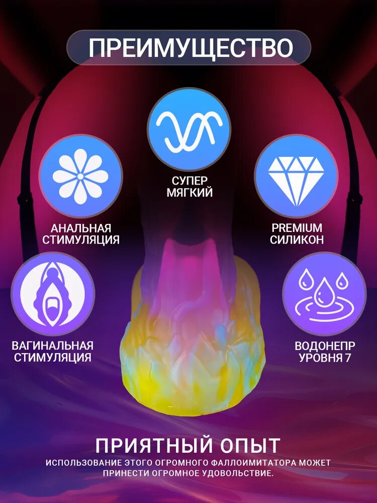 DELCUS Фаллоимитатор, 19см — фото 1