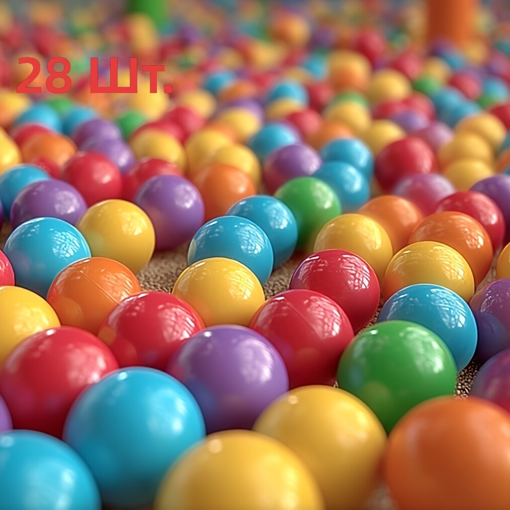 Набор мячей Ocean Balls, 28 шт, разноцветные, для детей