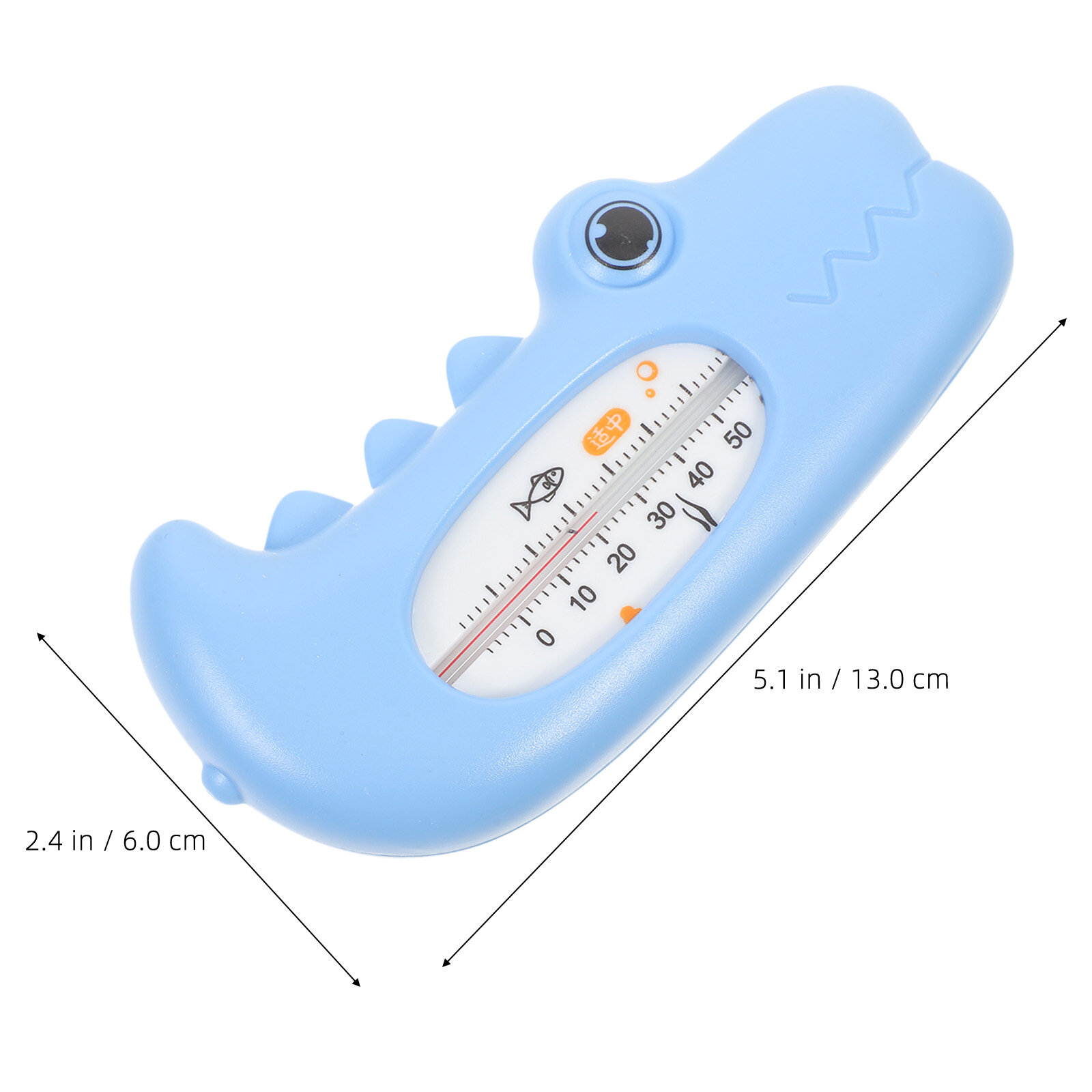 Термометр Для Ванной С Цифровым Дисплеем Небесно-Синий 13.00X6.00X2.40Cm