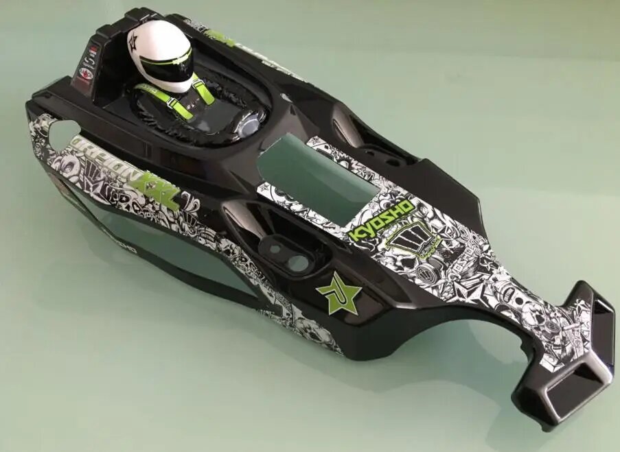 Kyosho 1/7 Скорпион корпус T2 черный Черный, черный