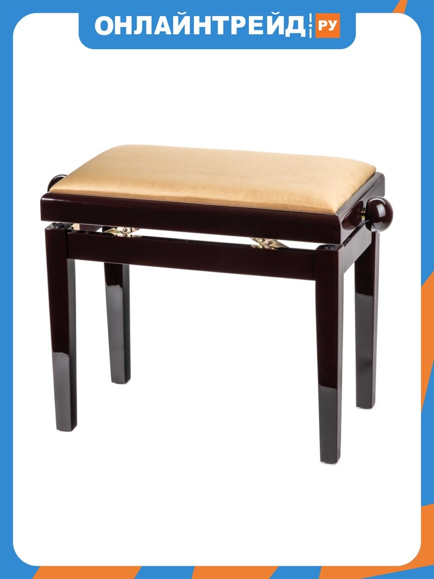 Банкетка для пианино Rin , темный палисандр, HY-PJ018B-GLOSS-RW