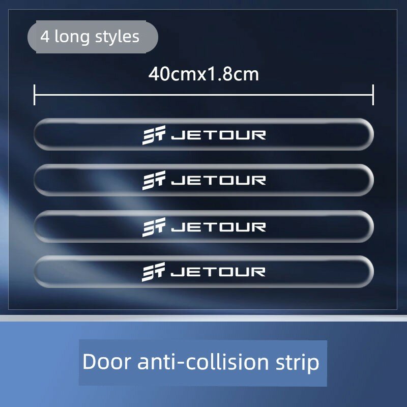 Длинные защитные полосы для края двери автомобиля Jetour X70 Plus/X90 Plus, 4 шт, антицарапинная автомобильная