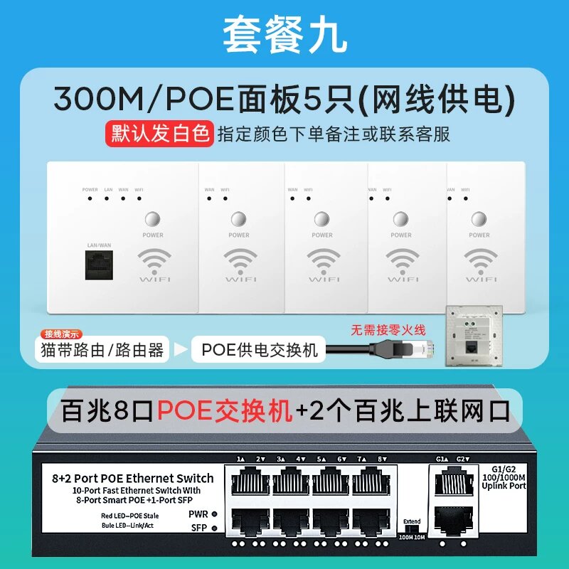 [Комплект №9] Роутер TP-Link Archer C7 или Archer C9 + Switch POE с 8 портами 1Gbps.