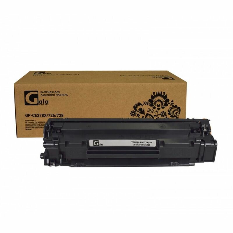 Картридж CE278X для HP LaserJet M1536dnf, Canon MF4410, MF4400, MF4550D, MF4430 GalaPrint 2300 стр.