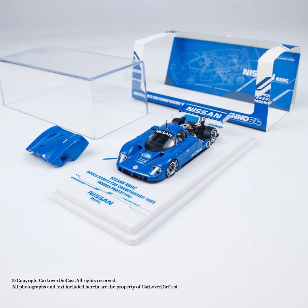 Машинка INNO MODEL 1:64 NISSAN R89C BLUE Die-cast Alloy Model Collection Toy Children Gifts