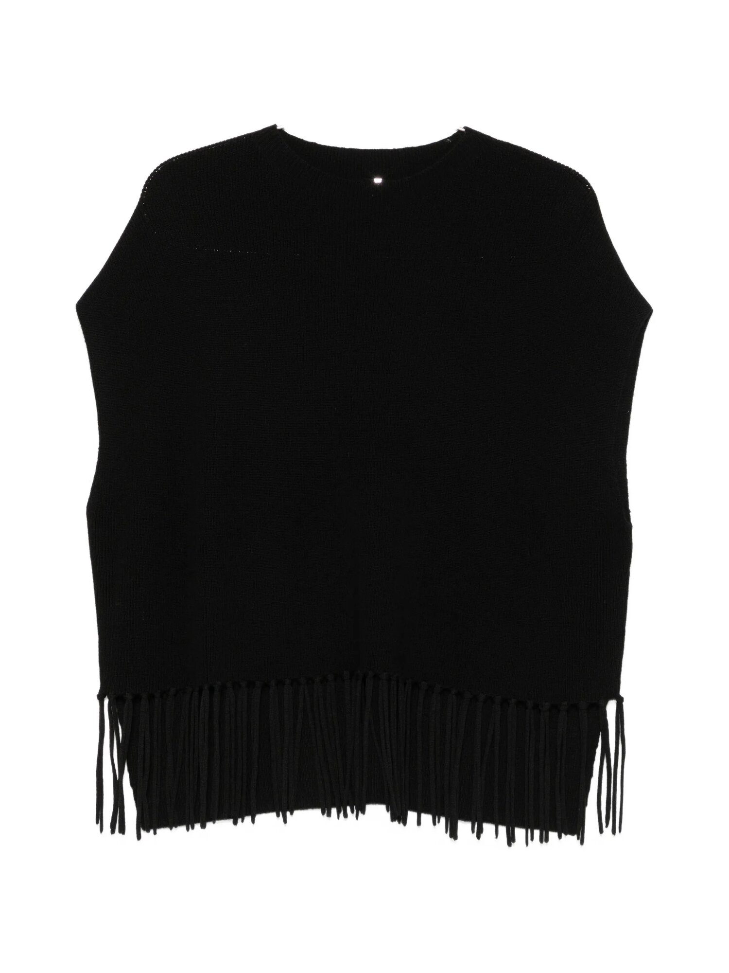 Накидка Fringe-trimmed poncho
