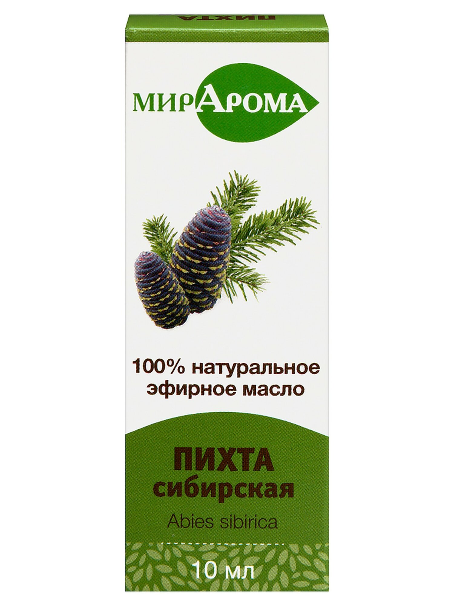 Мирарома масло эфирное пихта сибирская 10МЛ — Масло эфирное 10 мл во флаконе из темного стекла.