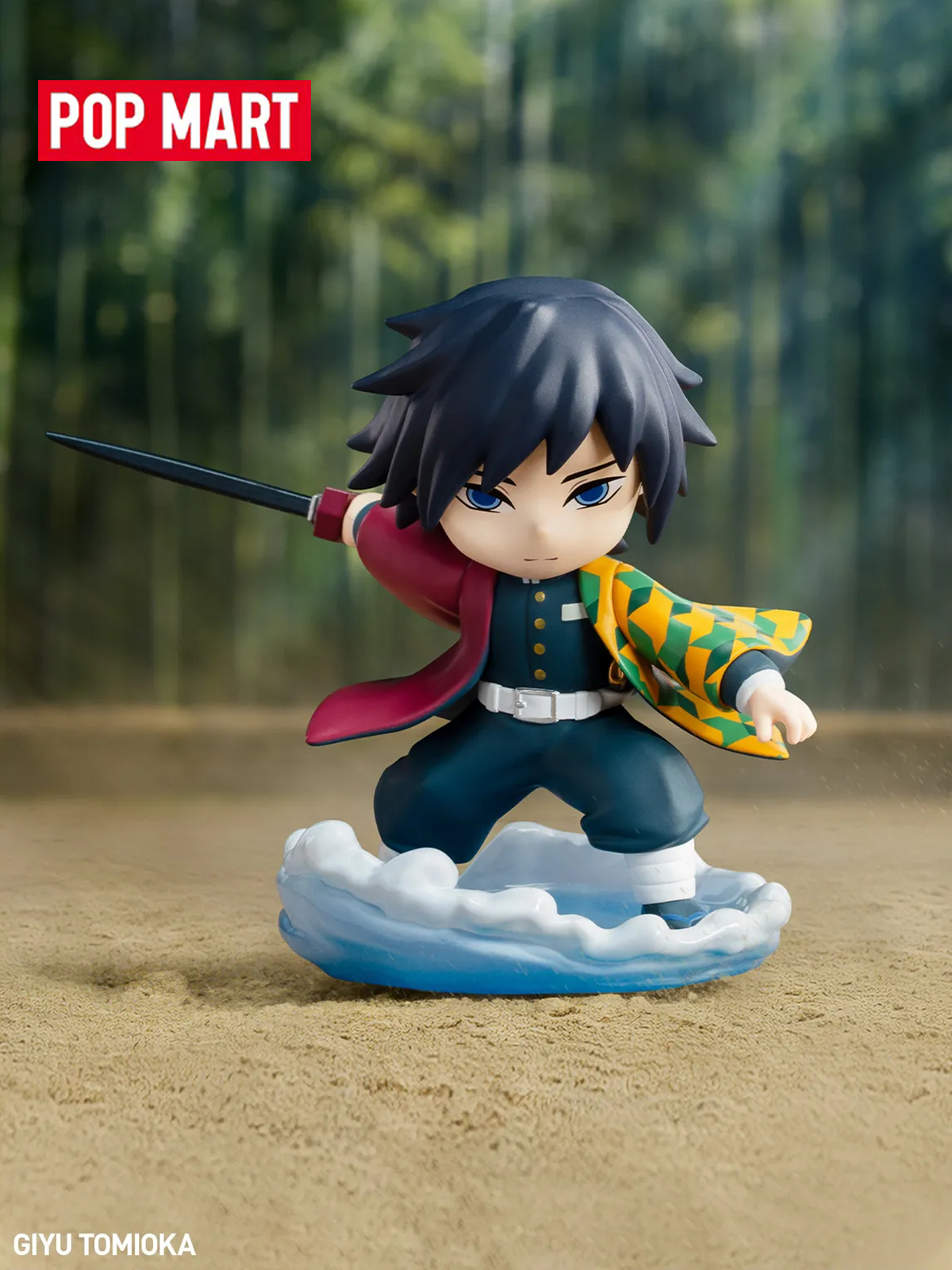 Коллекционная фигурка Слепая коробка POP MART Demon Slayer: Kimetsu no Yaiba Battle Series Figures-GIYU TOMIOKA
