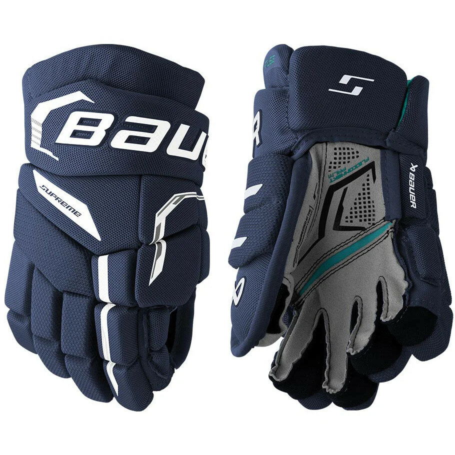 Перчатки хоккейные Bauer Supreme Fuse S26 YTH navy (1067177) (9" (11.5-14 см))