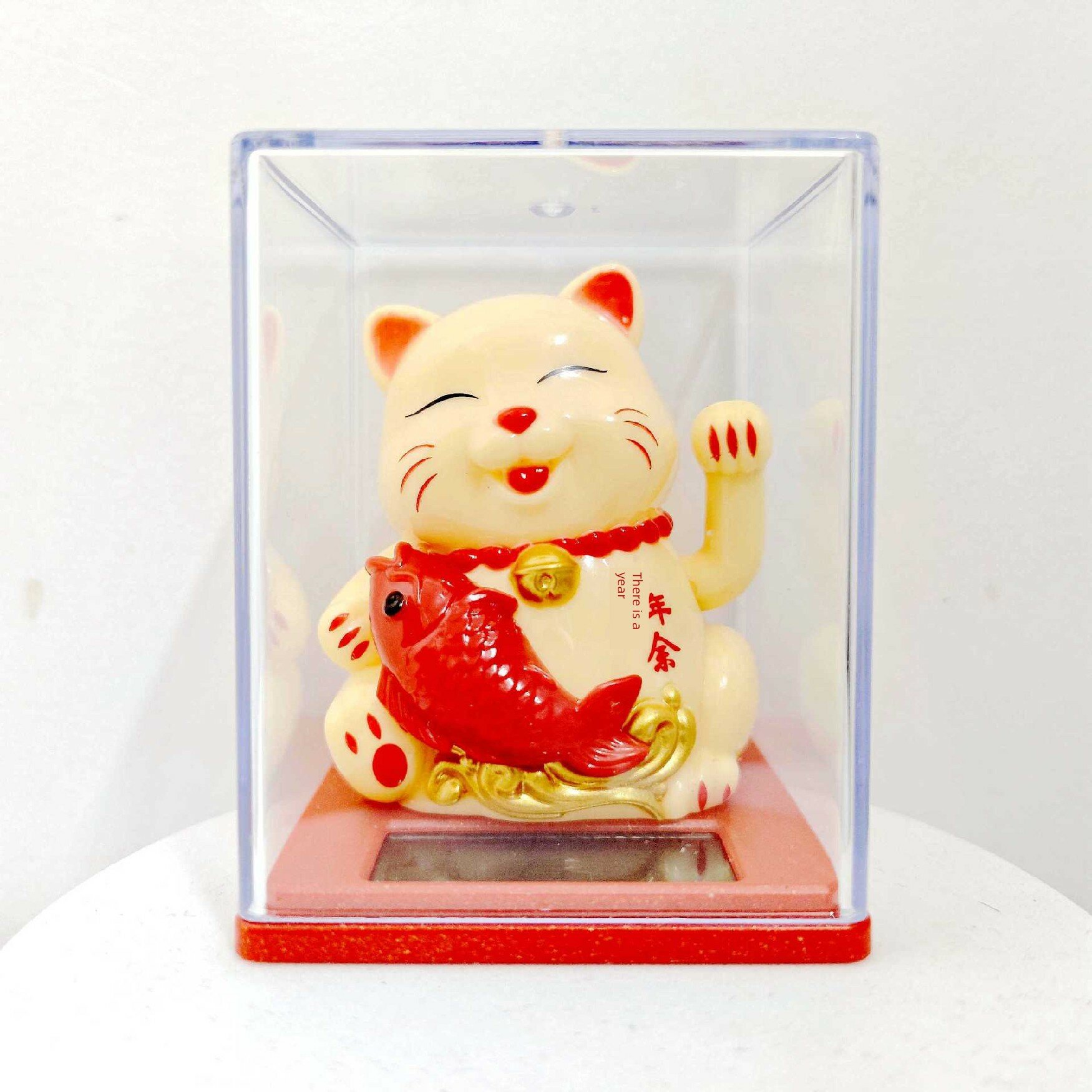 Солнечная фигурка счастливой кошки 2inch (Panda Blind Box), настольное украшение в виде Будды, подарок на день