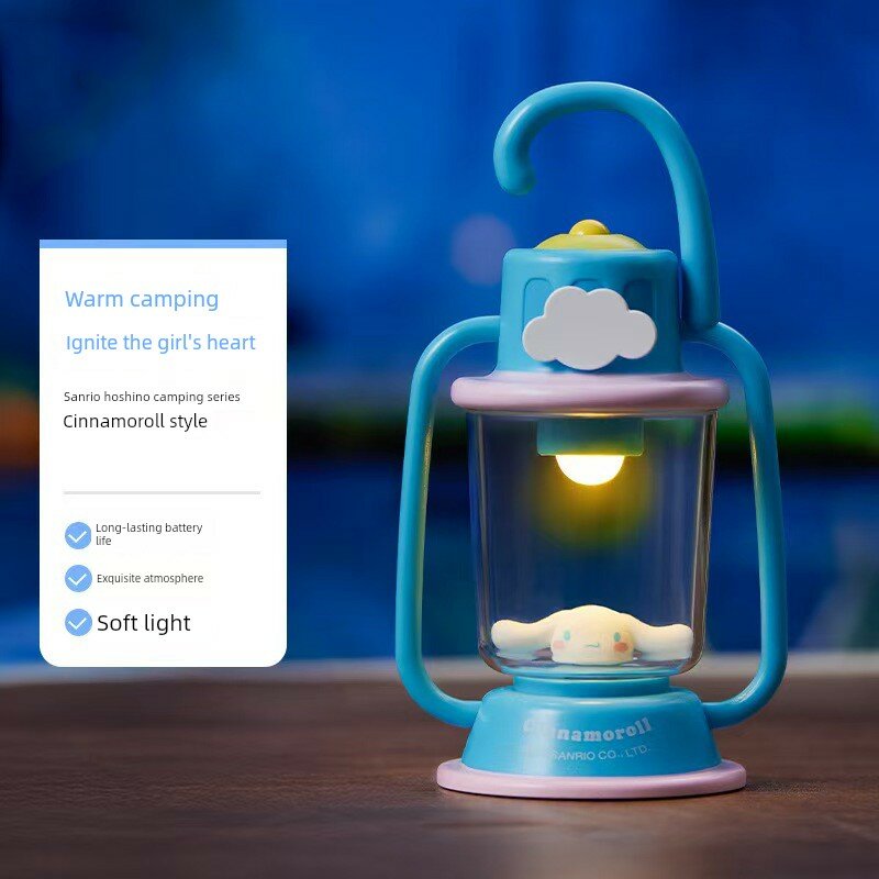 Ночник MINISO Sanrio Starry Night Camping Series, мини-светильник My Melody, настольное украшение Ночник для кемпинга