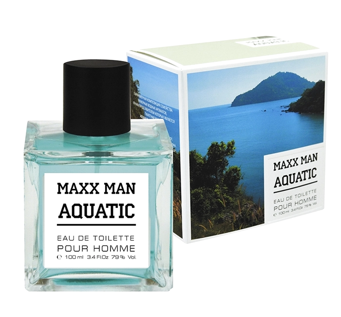 Delta Parfum Maxx Man Aquatic одеколон 100 мл для мужчин / Дельта парфюм Макс Мен Акватик