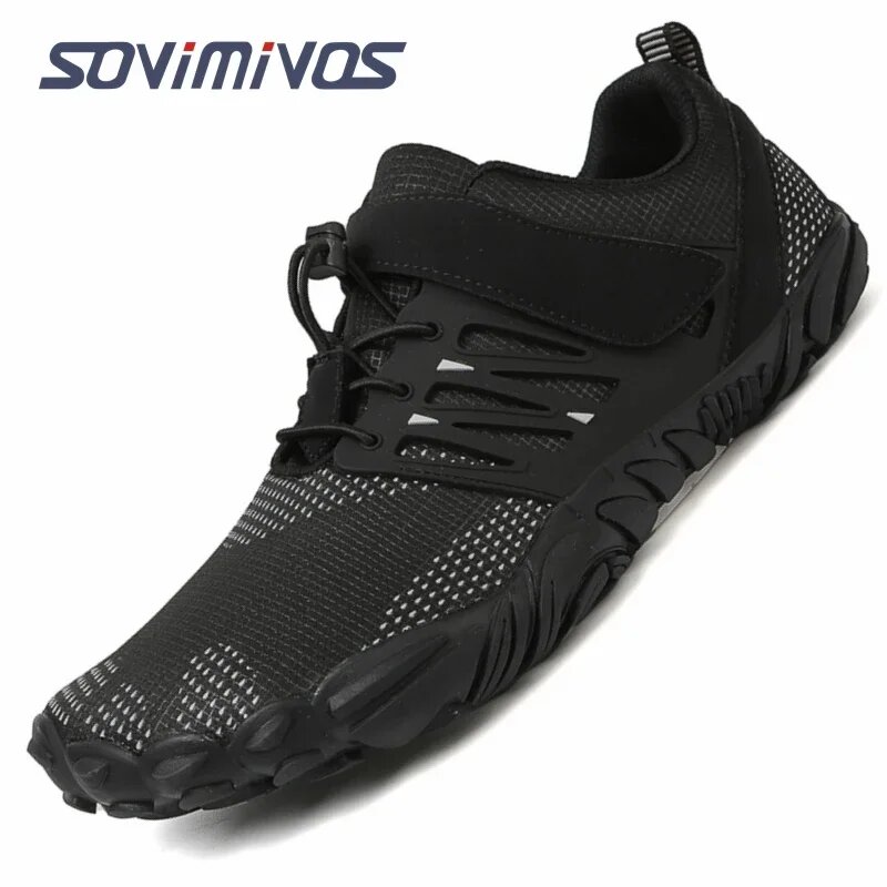 Мужские водные кроссовки SOVIMIVOS, 45, Черный, A107-BLACK