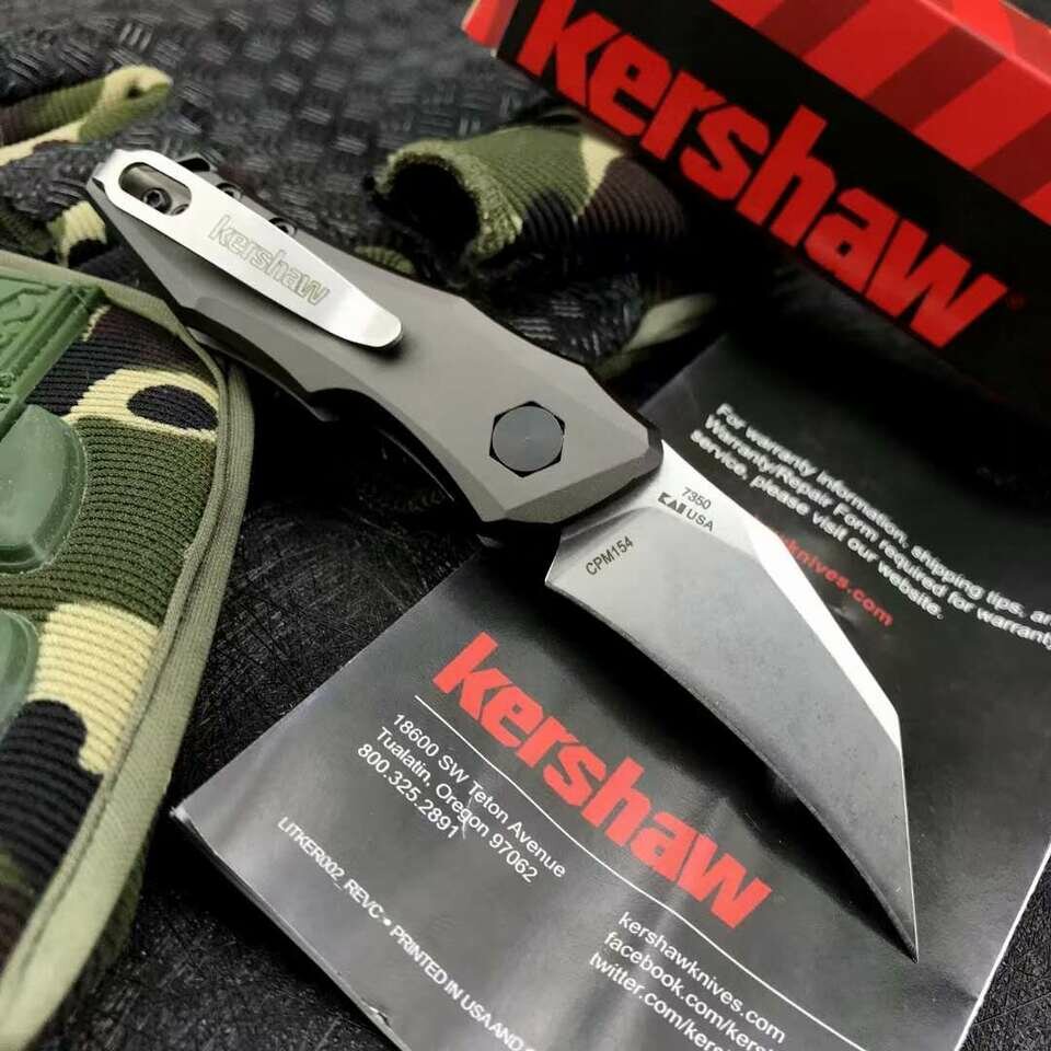 Автоматический нож Kershaw 7350 с пружинным механизмом, выкидной нож, охотничий мультитул, рождественский подарок