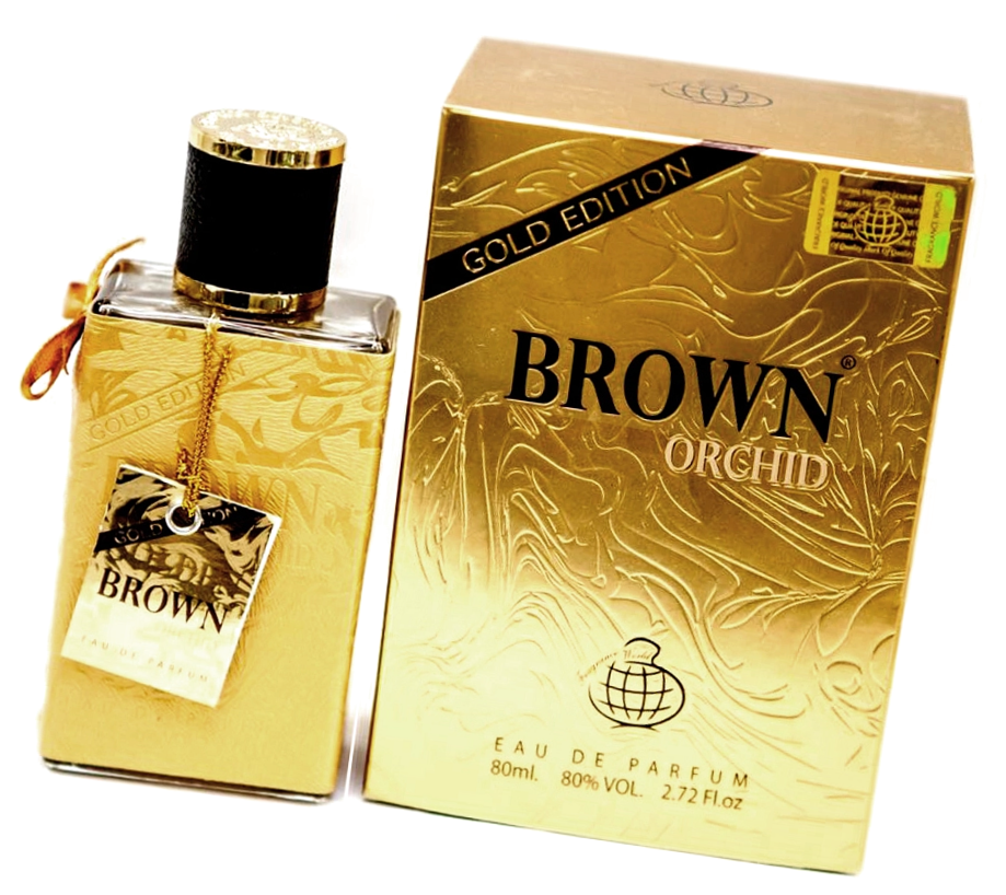 Fragrance World Brown Orchid Gold Edition парфюм 80 мл для мужчин - Фрагранс Ворлд Браун Орхид Эдишн