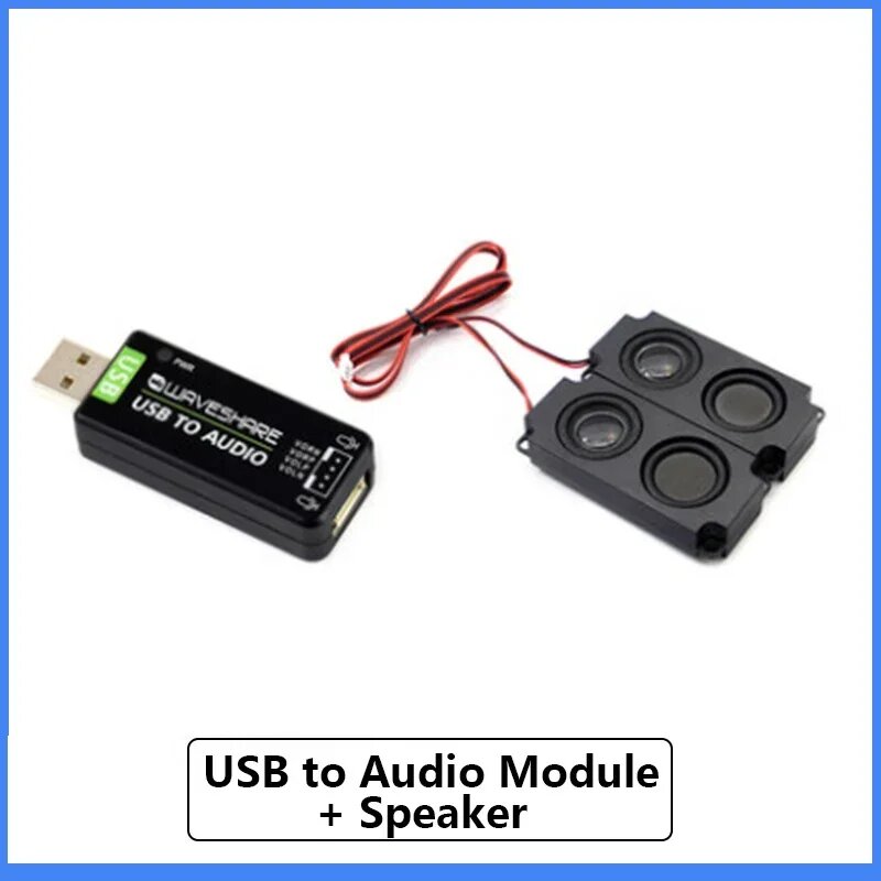 USB звуковая карта с динамиком Waveshare