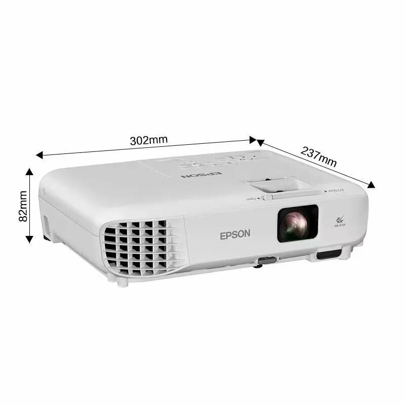 Epson Проектор qLCVrv0p, 1LCD, белый