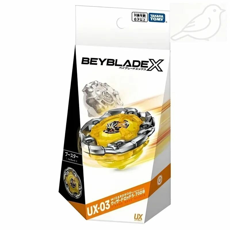 Takara Tomy Beyblade X UX-03 Призрачный Посох Волшебника Боевой Гироскоп