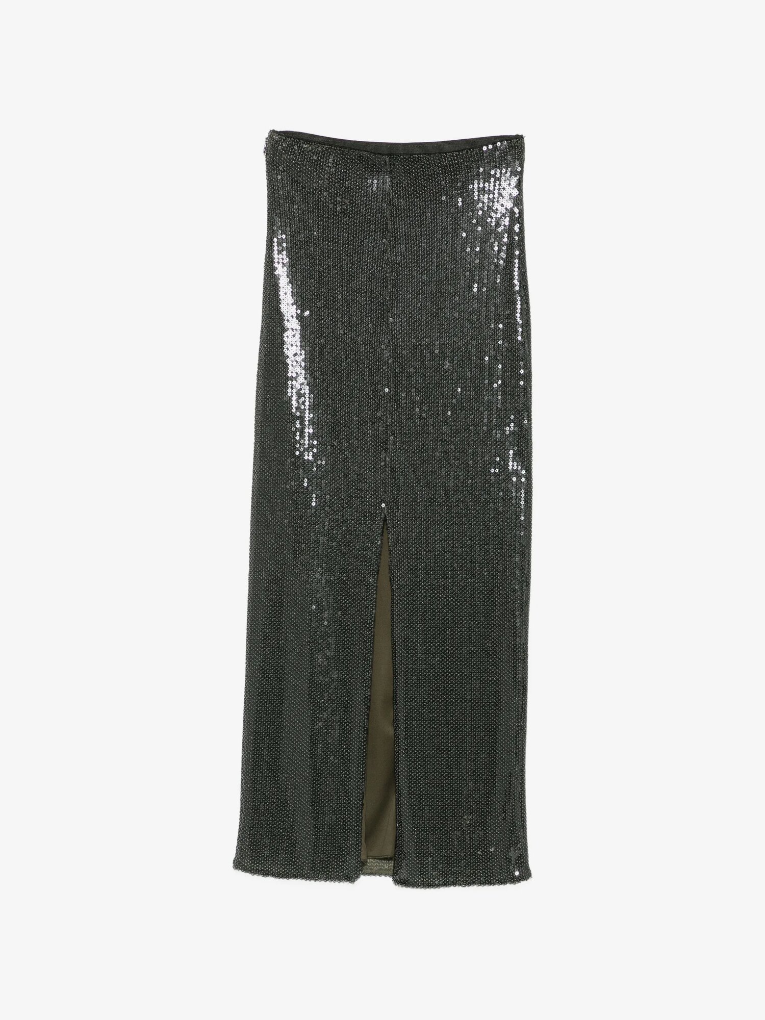 Юбка PATRIZIA PEPE Sequin-embellished maxi skirt, размер 38 — фото 1